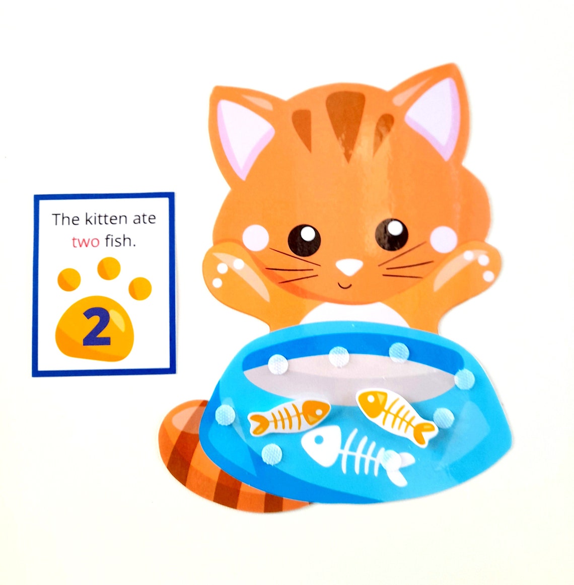 Kitten Counting Activity Numbers 1 to 10 Count for Kids - Etsy