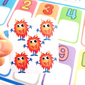 Monster Counting Activity Numbers 1 to 10 Count Preschool - Etsy