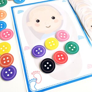 Pattern Activity, Matching Colors Pattern, Color Matching Game ...
