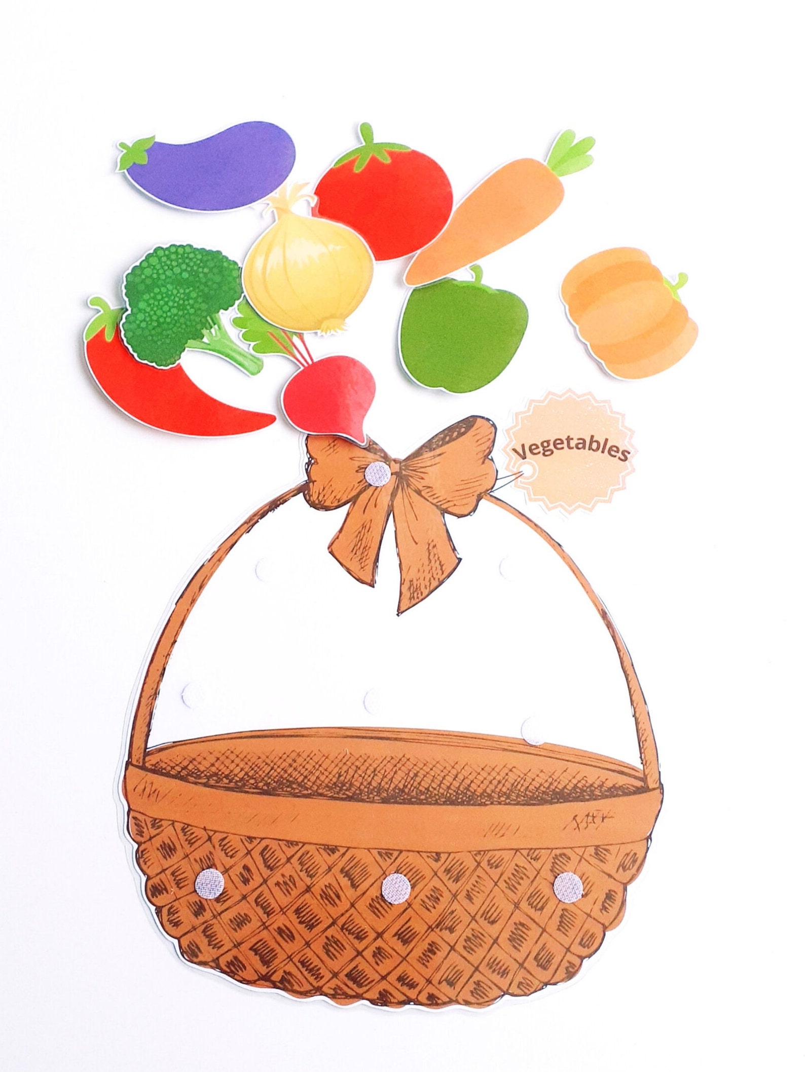 Fruits and Vegetables Sorting Activity, Printable Sort Activity for ...