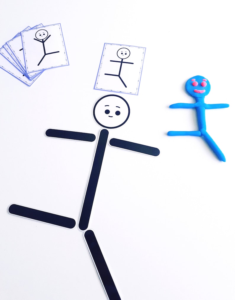 Body Pattern Activity, Fine Motor Skills, Body Matching Activity ...