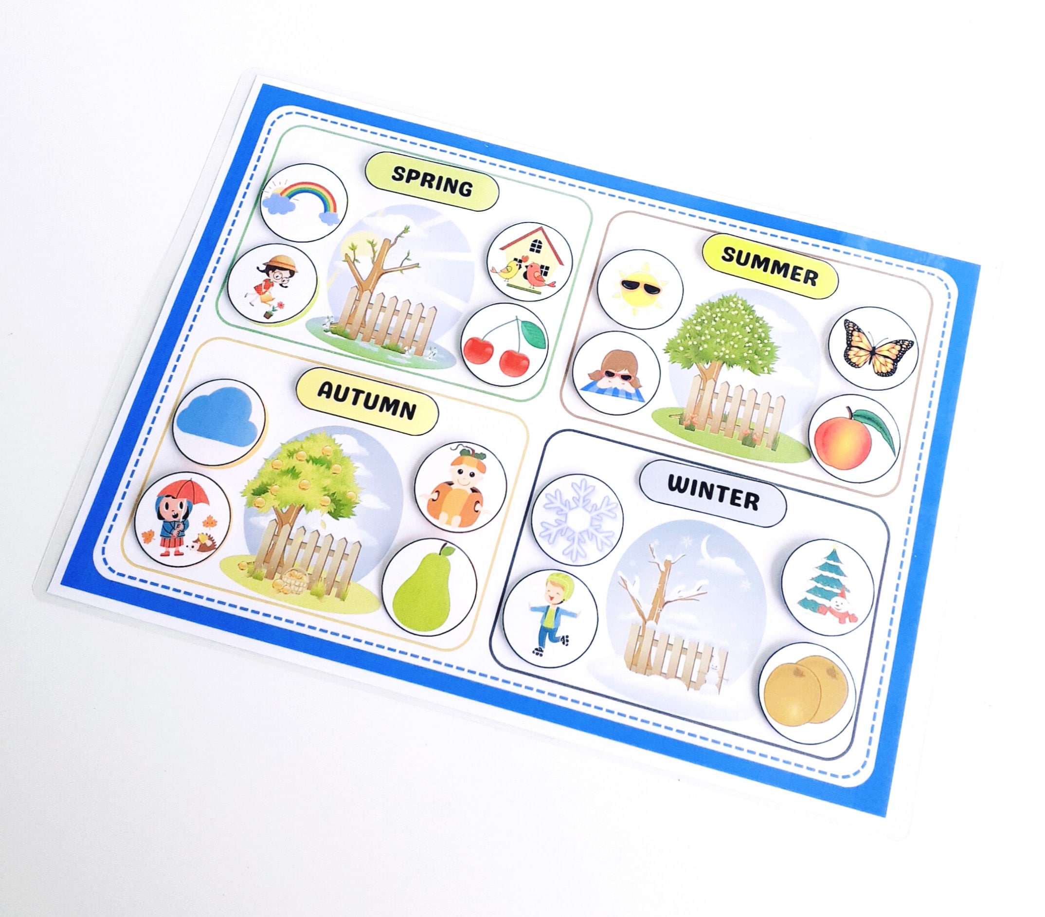 Match the Season, Printable Seasons Activity, Sort by Season ...