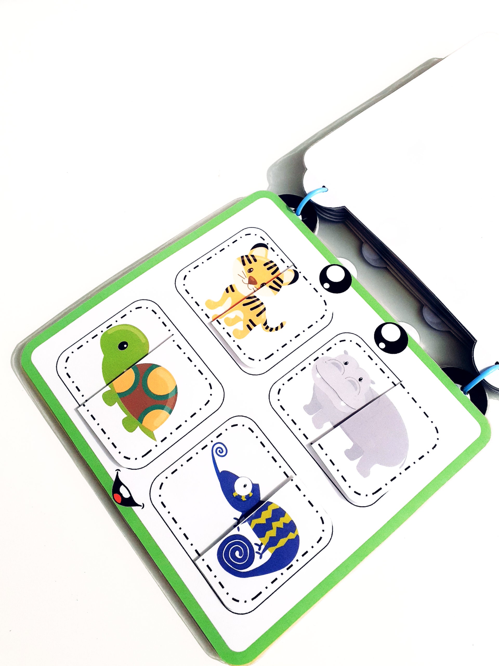 Printable Matching Puzzles Printable Busy Book Activity - Etsy