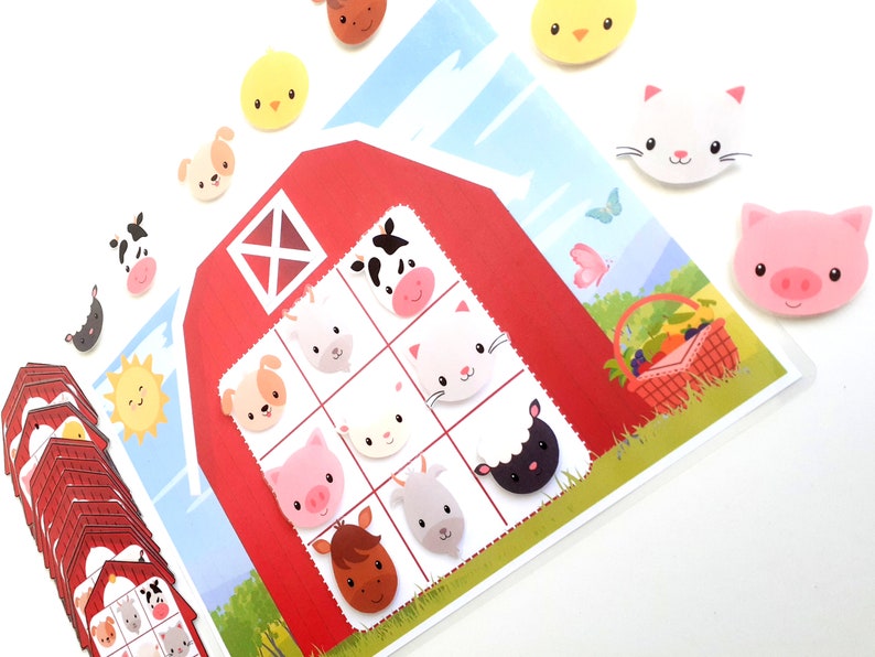 Animal Pattern Activity Printable Animal Matching Game - Etsy