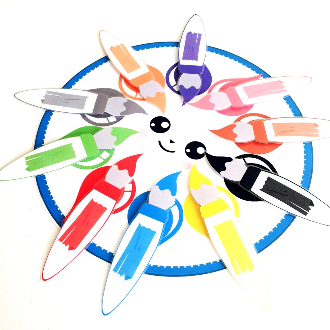 Color Matching Wheel Activity, Color Matching ,printable Color Matching ...