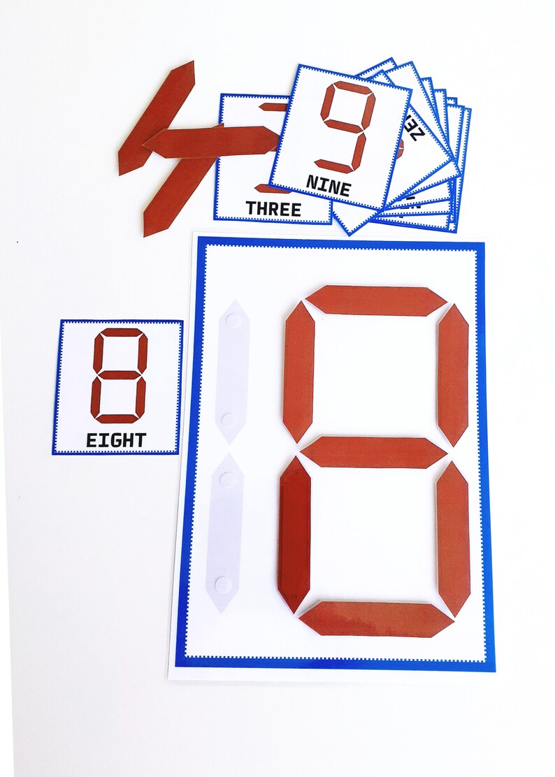 Learn Numbers 1 to 10 Digital Numbers 1 to 10 Number - Etsy