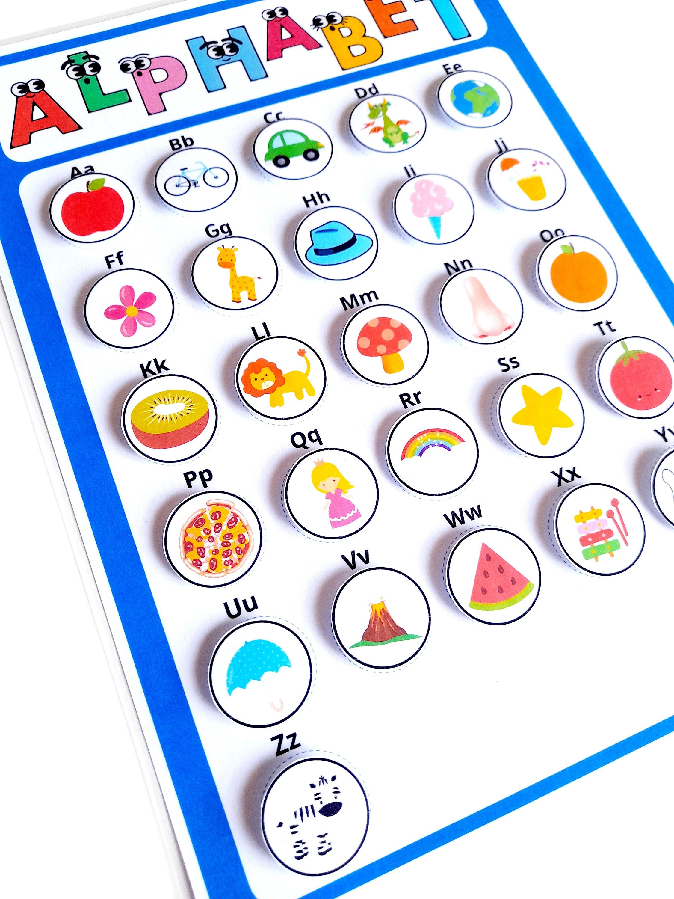 Beginning Sound Worksheet, Phonics Activity , Alphabet Game, Alphabet ...