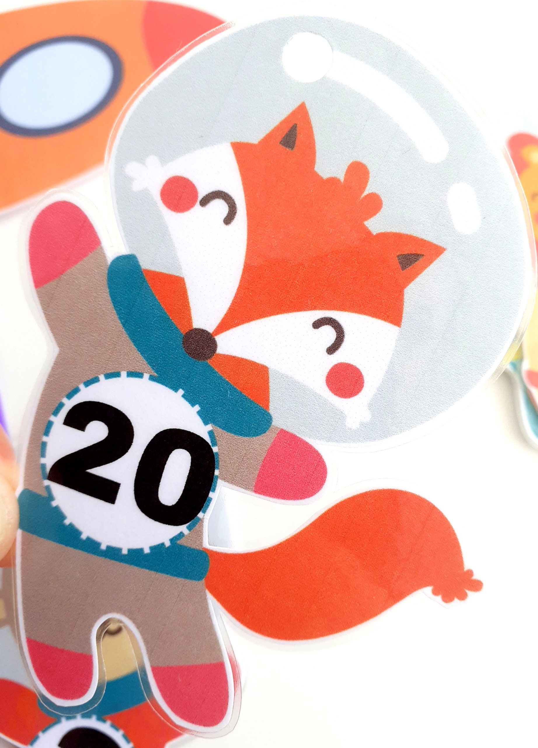 Space Counting Activity, Learn Numbers 1-20, Fine Motor Skills, 1-20 ...