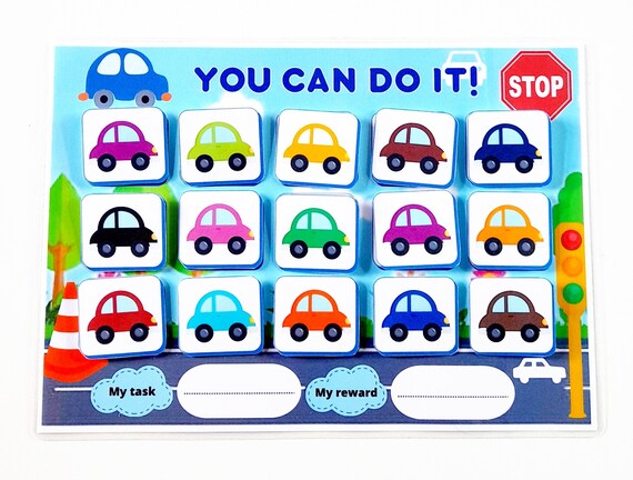 Car Reward Chart Printable Behaviour Chart Responsibility - Etsy