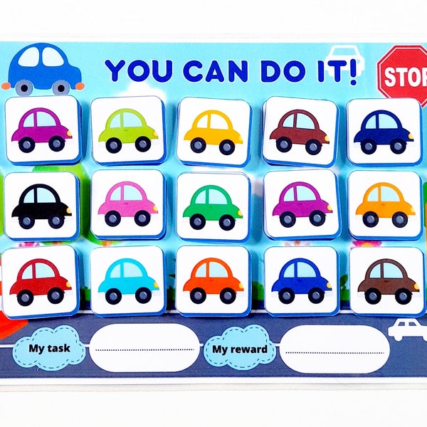 Car Reward Chart Printable - Etsy