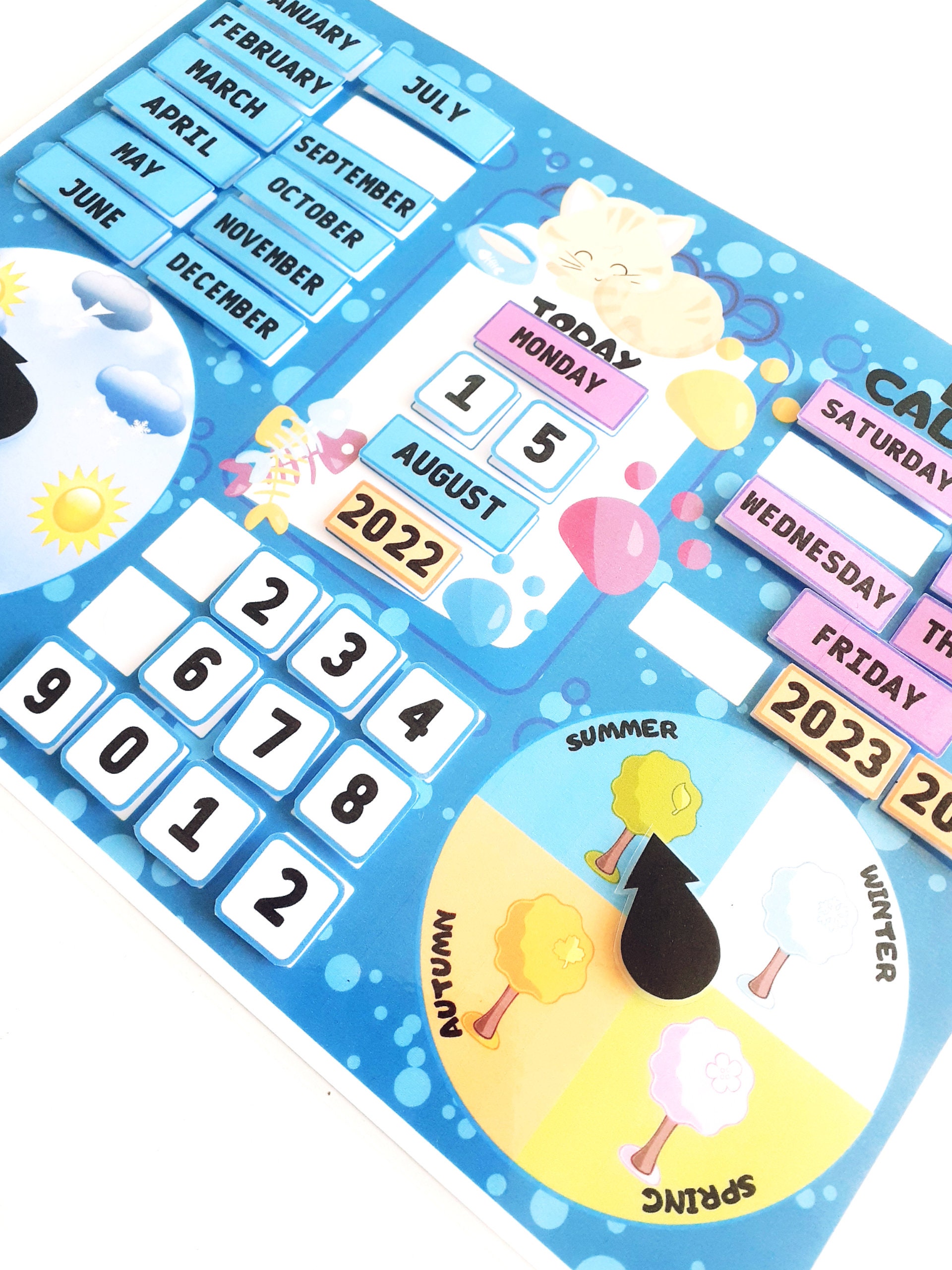 Daily Calendar, Printable Perpetual Calendar, Printable Calendar ...