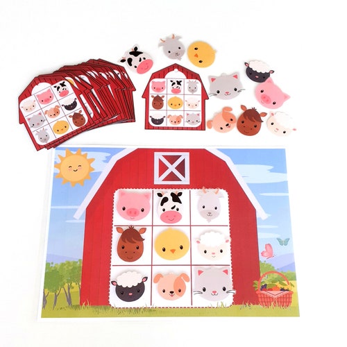 Animal Pattern Activity Printable Animal Matching Game - Etsy