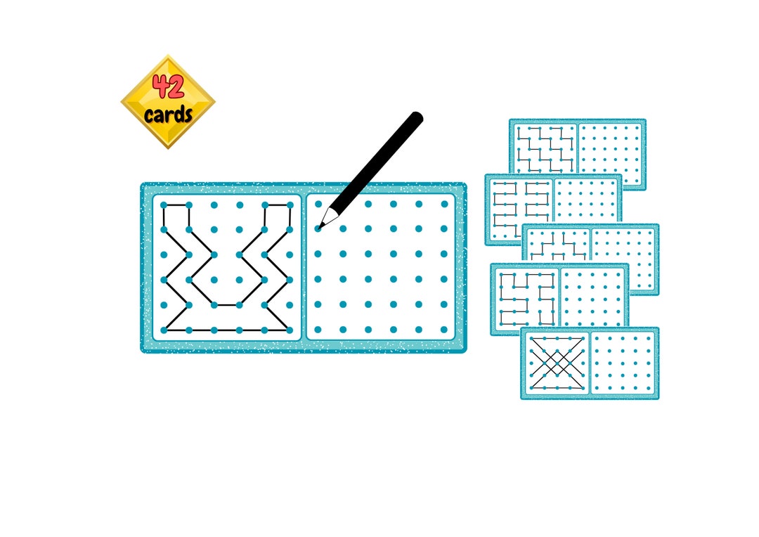 Copy the Pattern, Printable Pattern Activity for Toddlers - Etsy