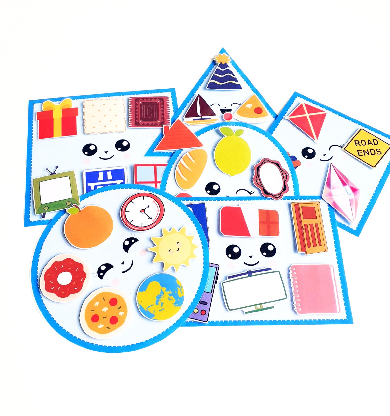 Shape Matching Game Fine Motor Skills - Etsy