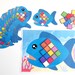 Fish Pattern Activity, Pattern Strips, Color Matching Game, Preschool ...