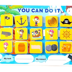 Pirate Reward Chart, Printable Behaviour Chart, Responsibility Chart ...