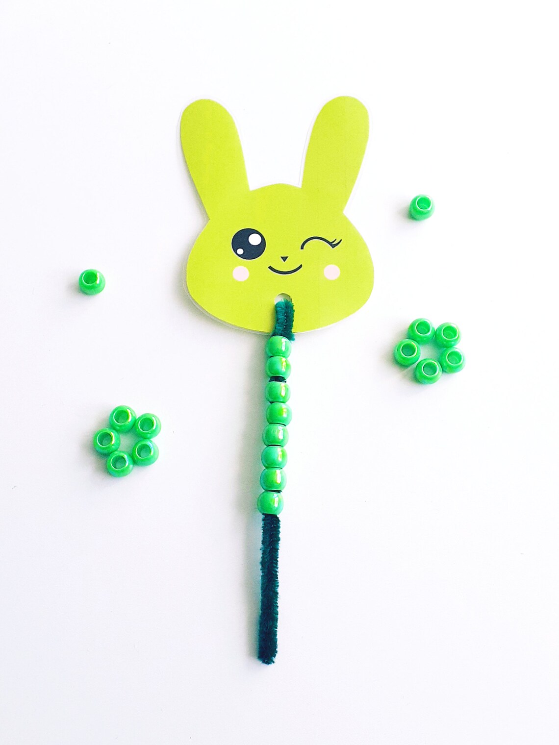 Color Sorting, Color Sorting Pipe Cleaner and Bead, Fine Motor Skills ...