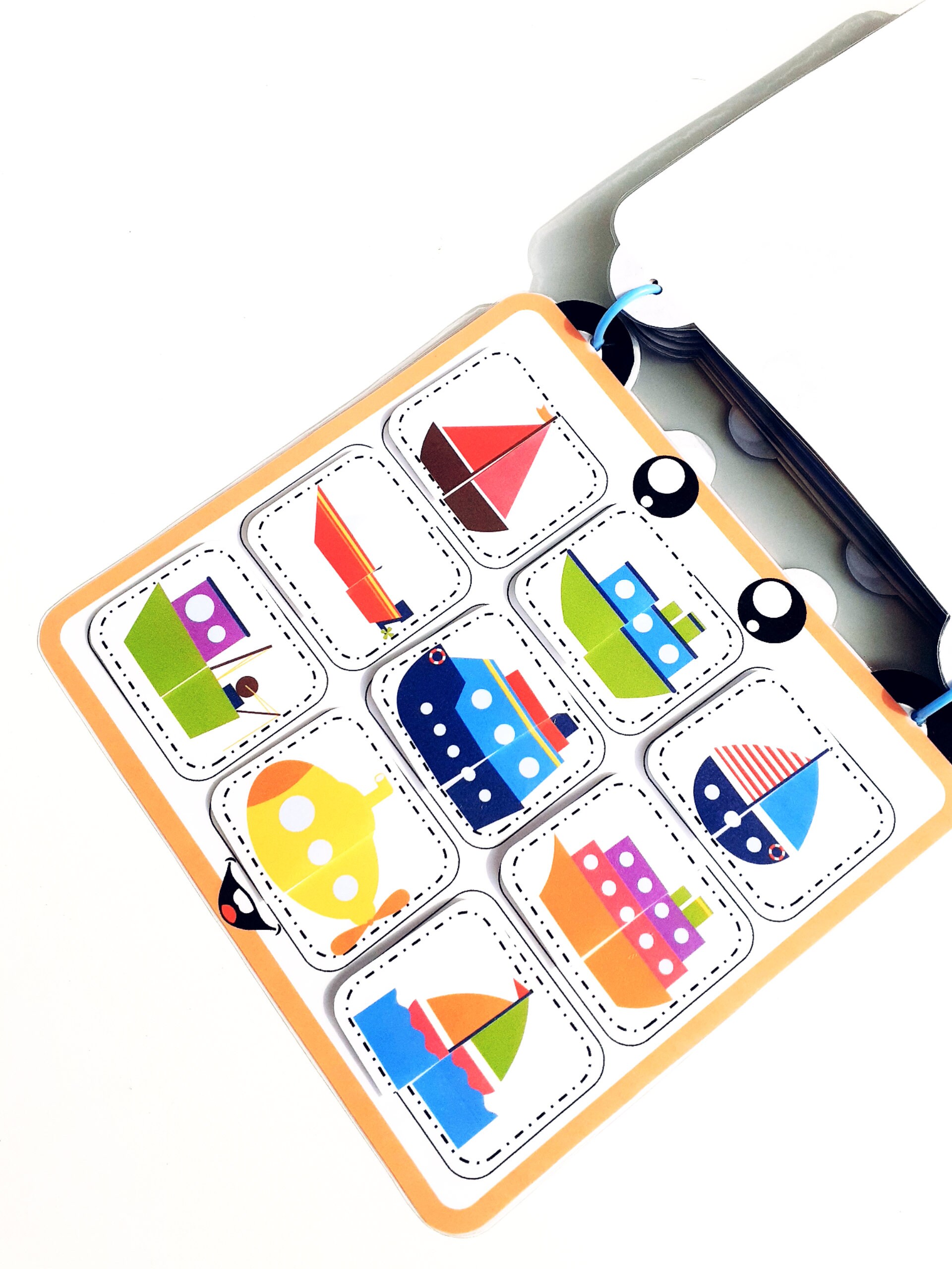 Printable Matching Puzzles Printable Busy Book Activity - Etsy