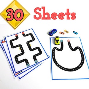 Fine Motor Activities With Car, Instant Download PDF, Printable ...
