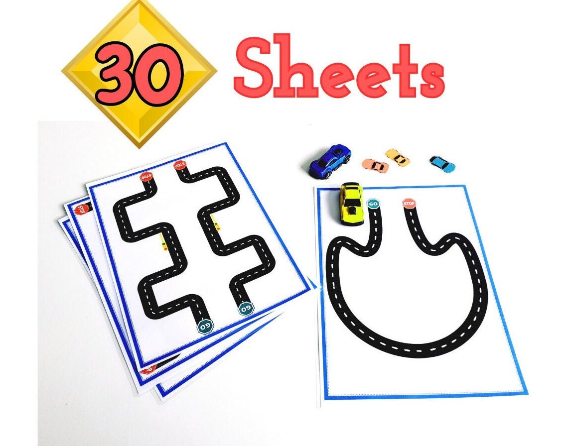 Fine Motor Activities With Car, Instant Download PDF, Printable ...