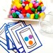 Color Activity With Pompoms and Fine Motor Activities for Toddlers and ...