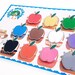 Apple Color Matching Game, Fine Motor Activity - Etsy