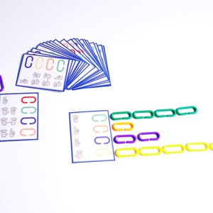 Chains Counting Activity, Counting Toys for Toddlers - Etsy