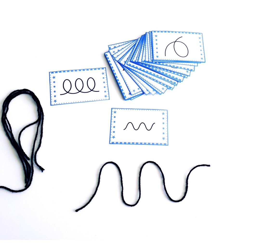 Pattern Activity With Thread, Hands on Montessori Activities, Fine ...