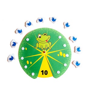 Frog Counting Activity Preschool Counting Kindergarten - Etsy