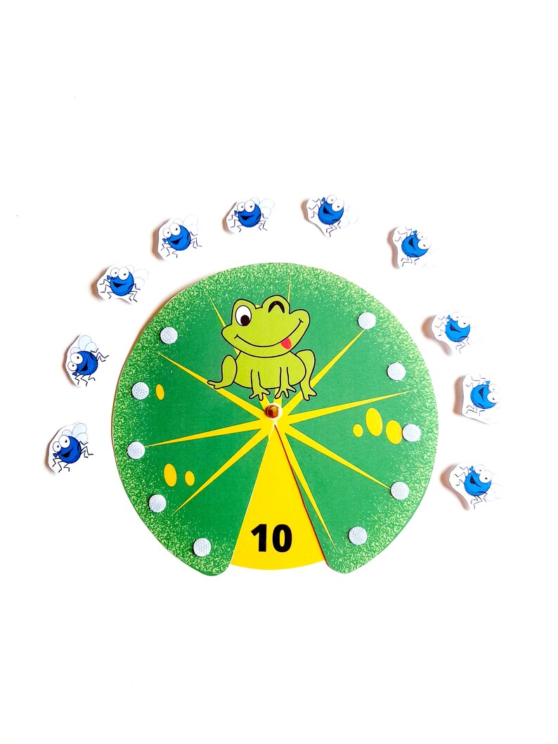 Frog Counting Activity Preschool Counting Kindergarten - Etsy