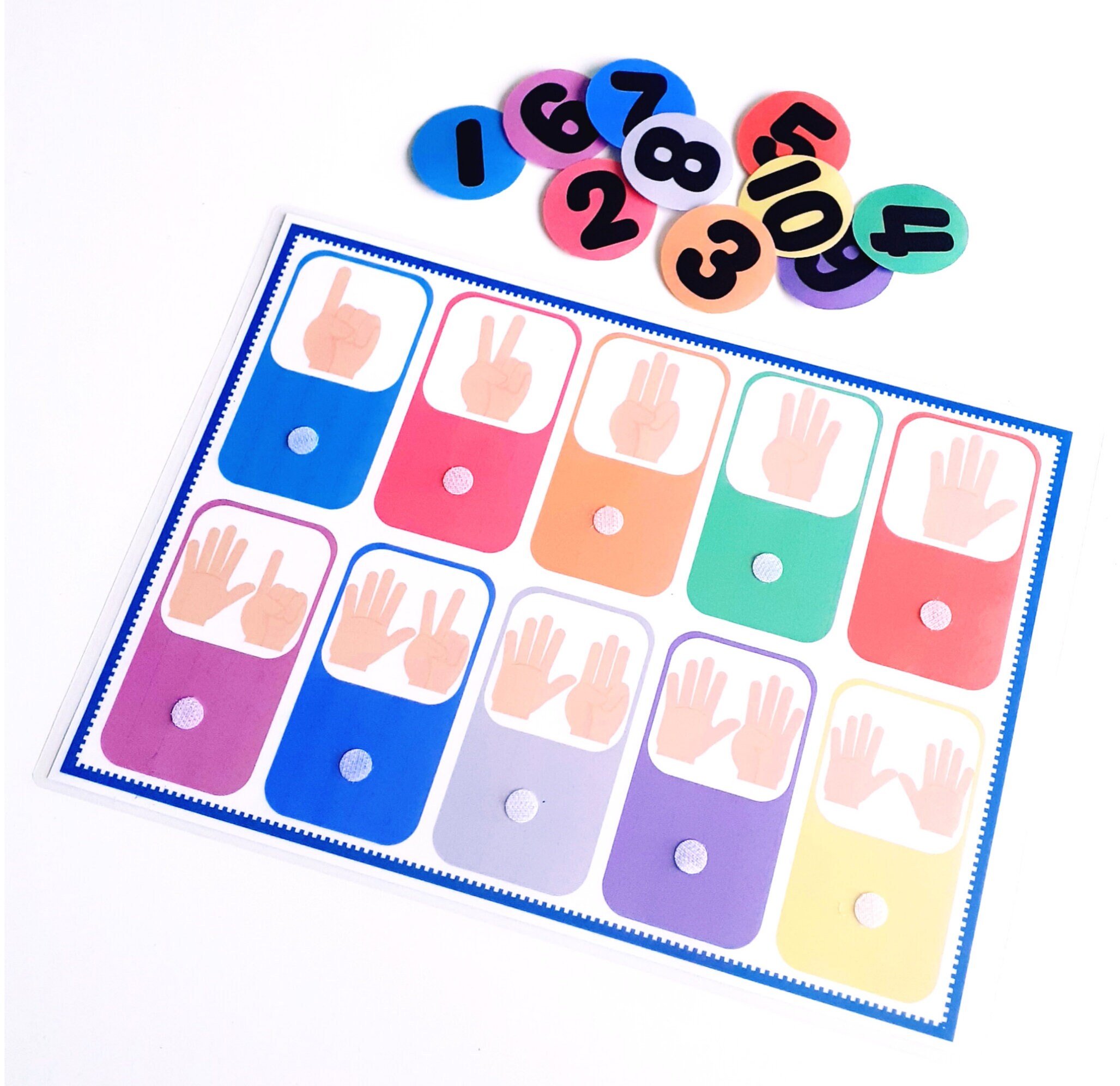 Number Matching Game Printable Learning Numbers - Etsy Australia