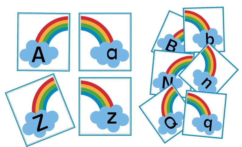 Alphabet Matching Cards, Alphabet Matching Game, Beginning Sounds ...