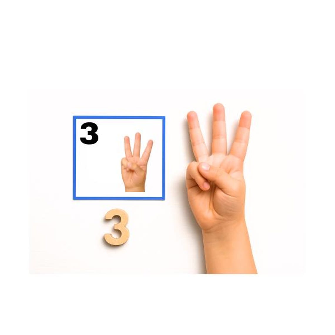 Learn to Count 1-5 | Finger Counting Printable | Numbers Matching Game ...