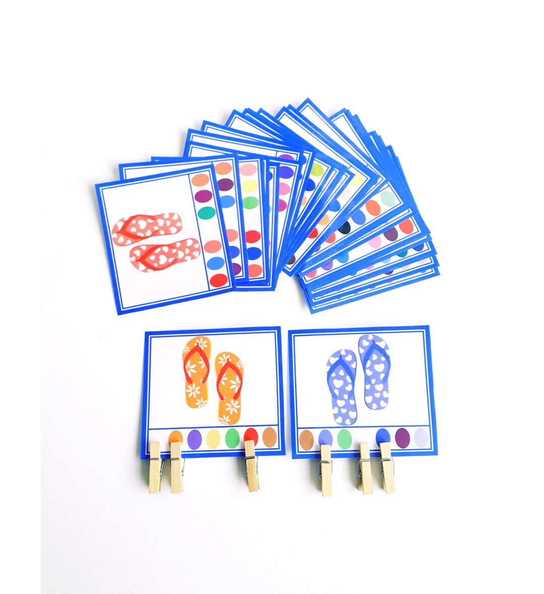 Color Matching Game, Fine Motor Activity - Etsy