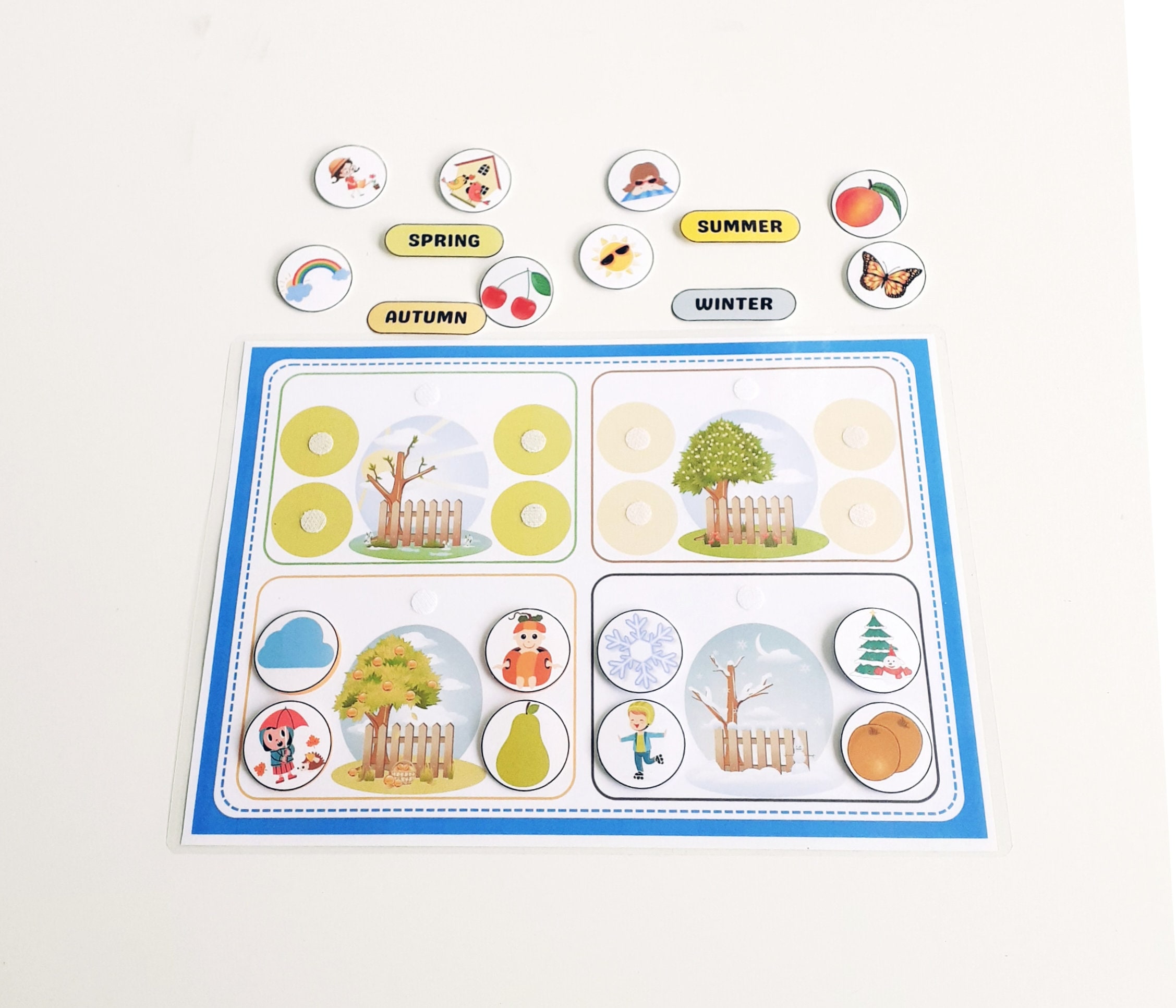 Match the Season, Printable Seasons Activity, Sort by Season ...