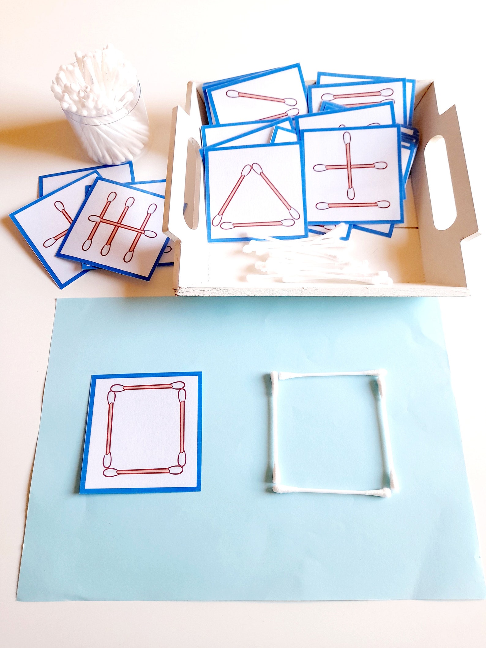 Fine Motor Activities With Q-tip for Preschool and - Etsy