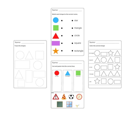Formes De Base Pour La Maternelle 4 Ateliers Pour Apprendre à Tracer