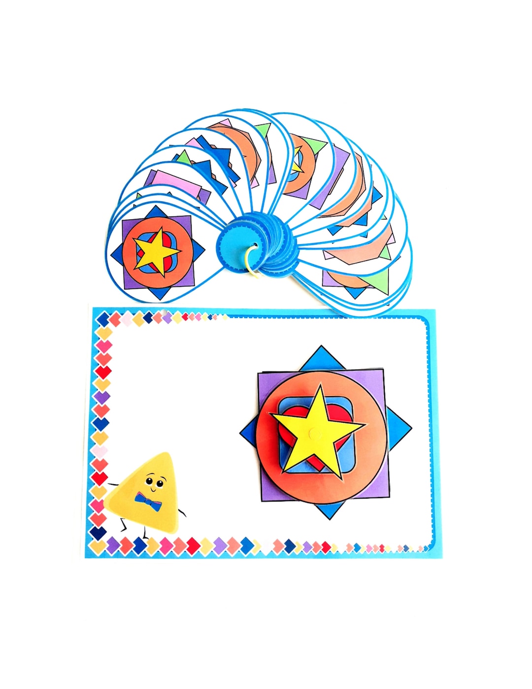 Shape Matching Activity, Preschool Math - Etsy