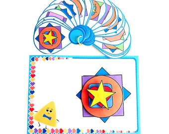 Shape Matching Activity,2d Shapes,spring Busy Book Activity, Games for ...