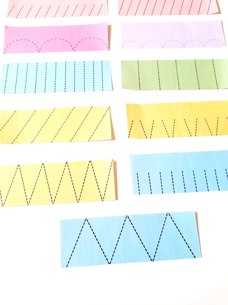 Scissor Skills Exercices Printable Scissor Practice Sheets - Etsy