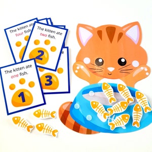 Kitten Counting Activity Numbers 1 to 10 Count for Kids - Etsy