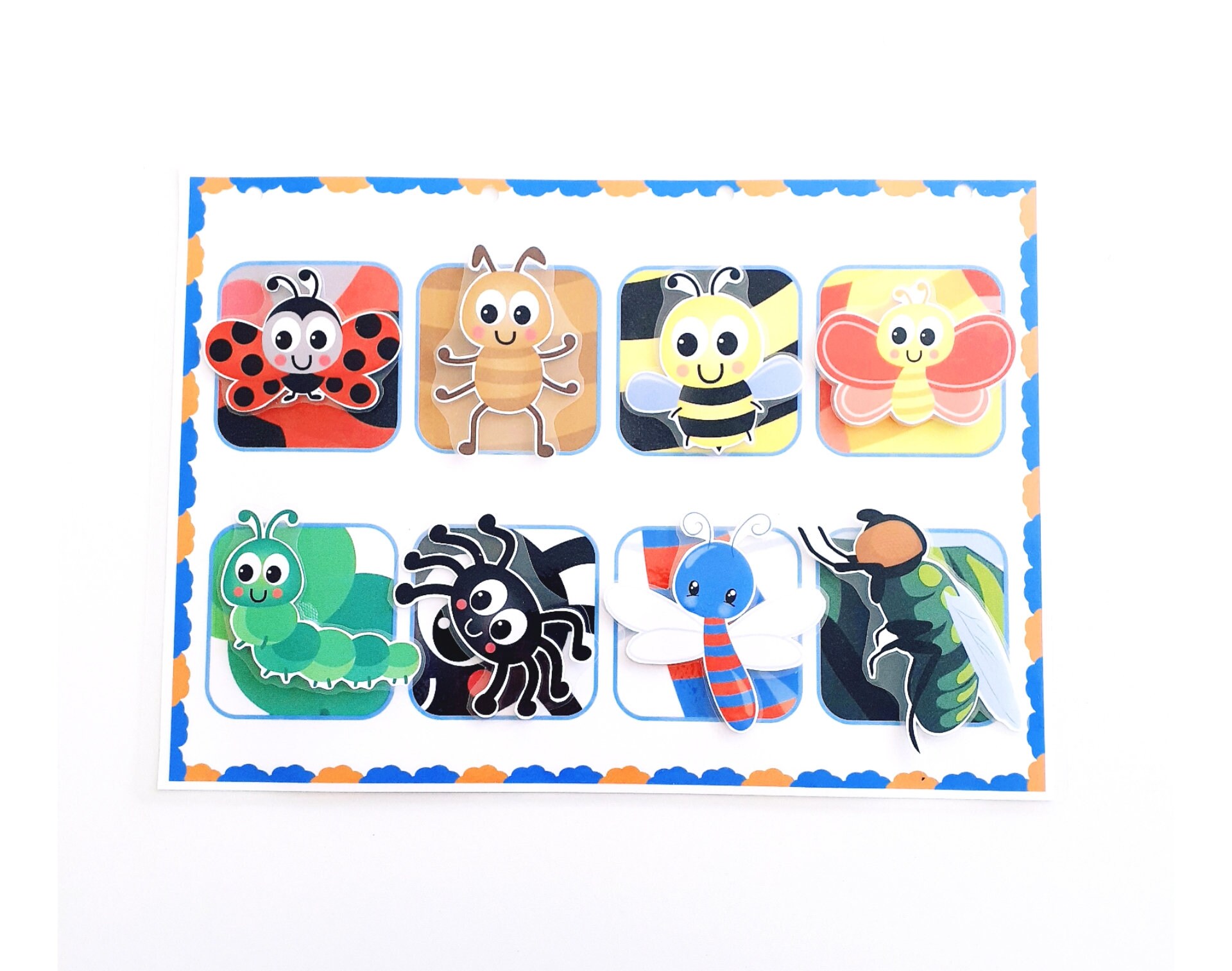 Bug Matching Game, Bug Matching , Animal Matching Activity, Printable ...