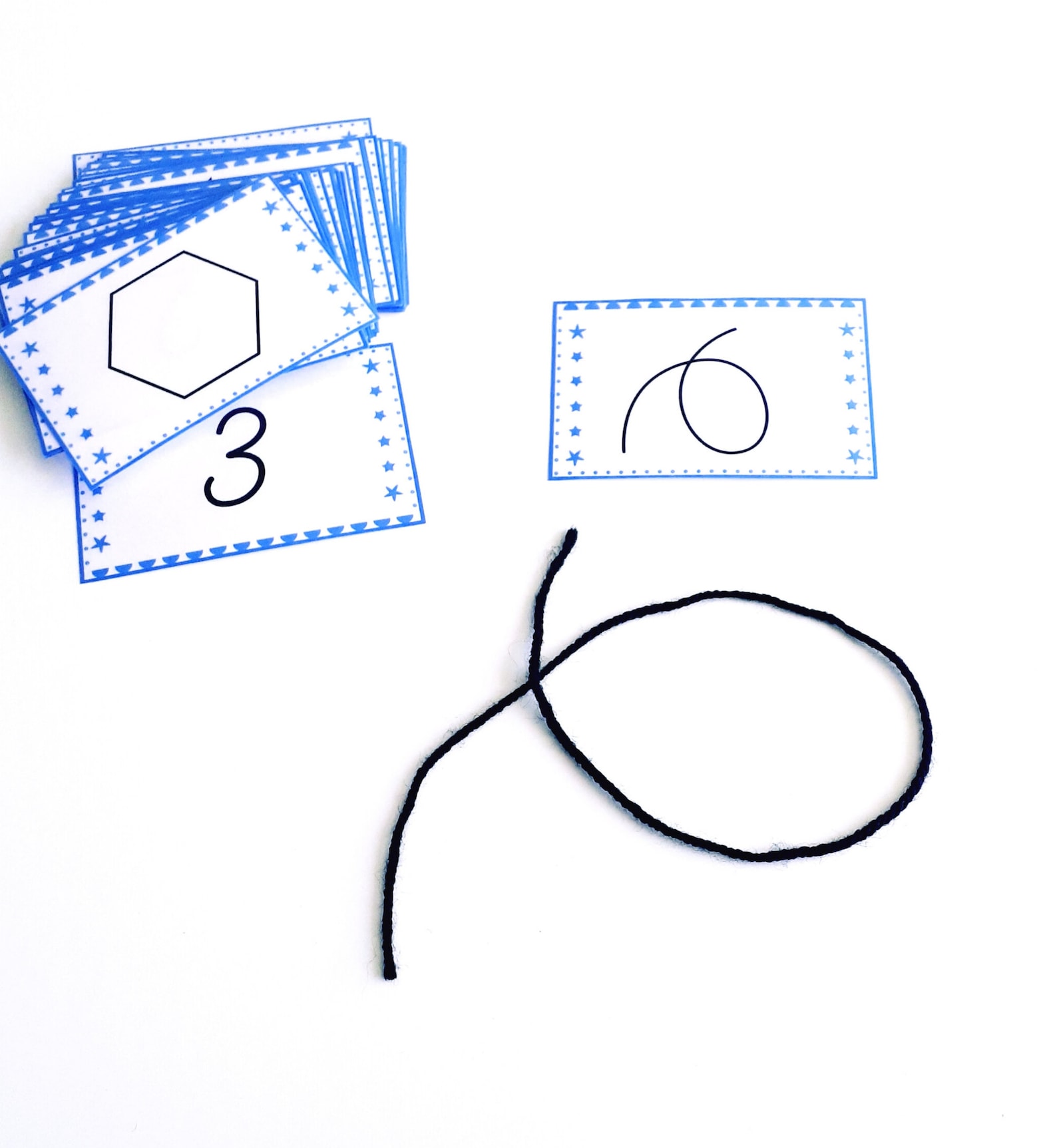 Pattern Activity With Thread, Hands on Montessori Activities, Fine ...