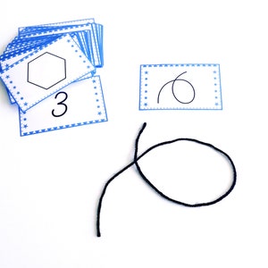 Pattern Activity With Thread, Hands on Montessori Activities, Fine ...