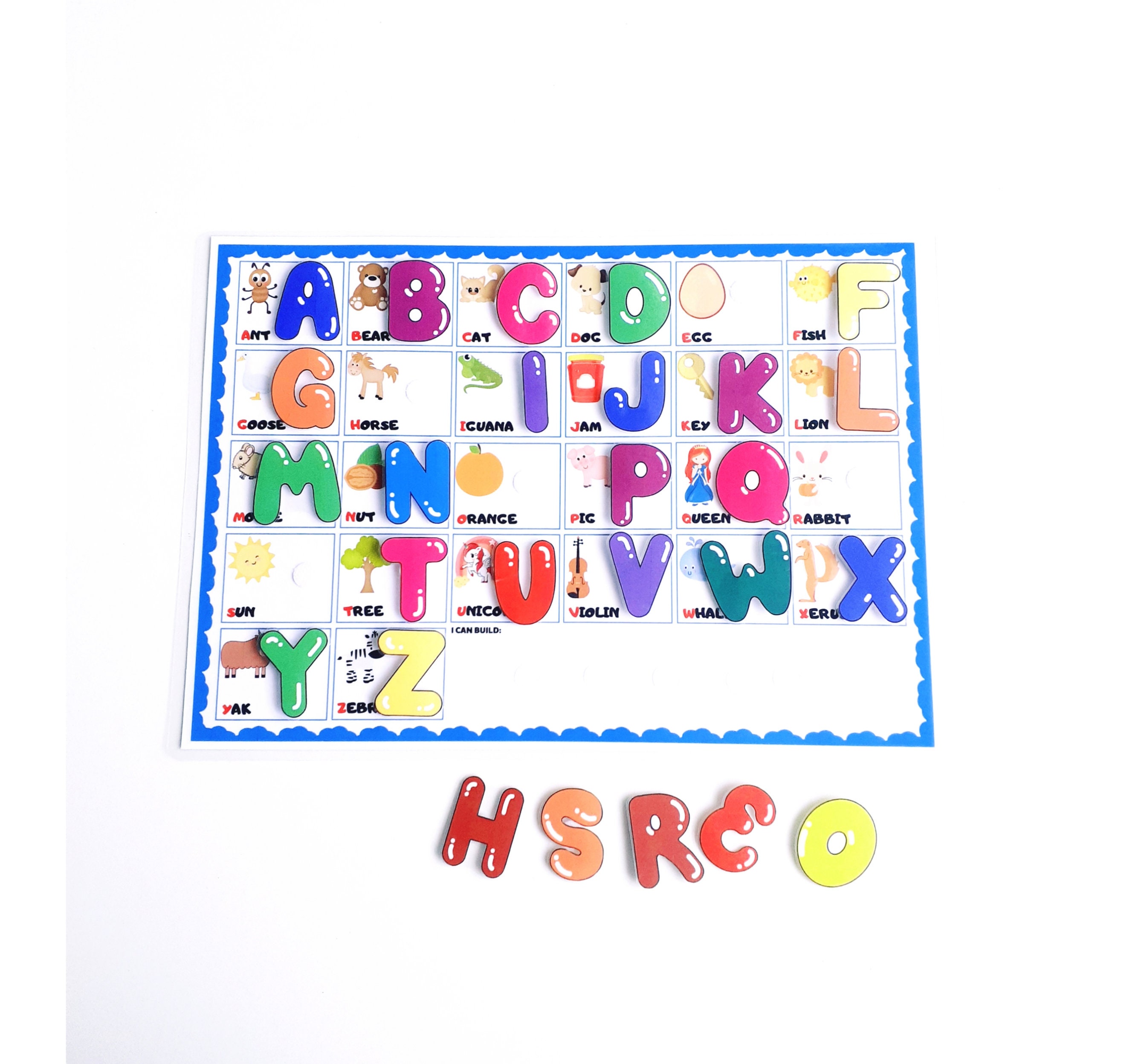 Beginning Sound Worksheet , Alphabet Matching Game - Etsy