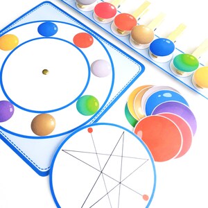 Color Wheel Activity Matching Colors Pattern Color Matching - Etsy