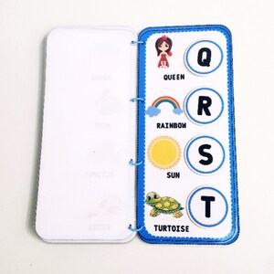 Alphabet Busy Book, Printable Alphabet Game, Activity Kids, Alphabet ...