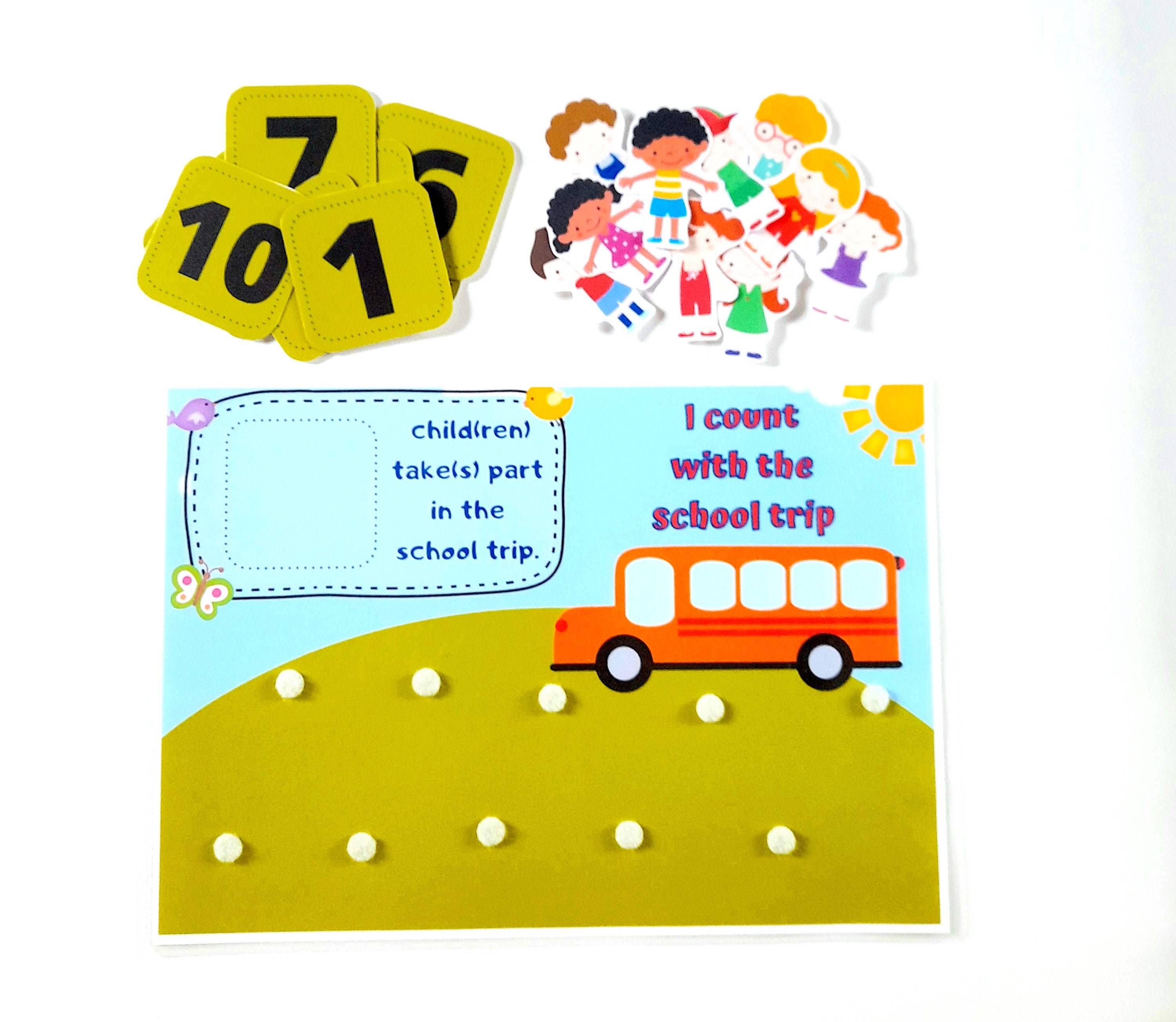 Printable Counting Activity and Learn to Count From 1 10 for - Etsy