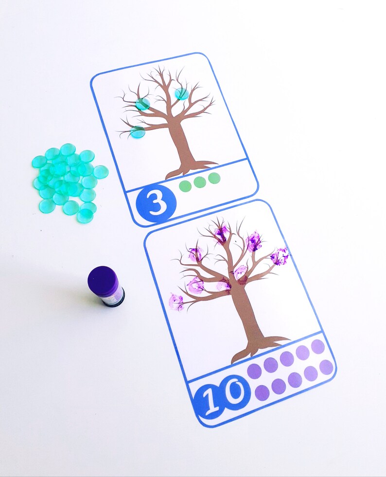 Counting Activity ,numbers 1 to 10 Count for Kids, Learn to Count, Fine ...