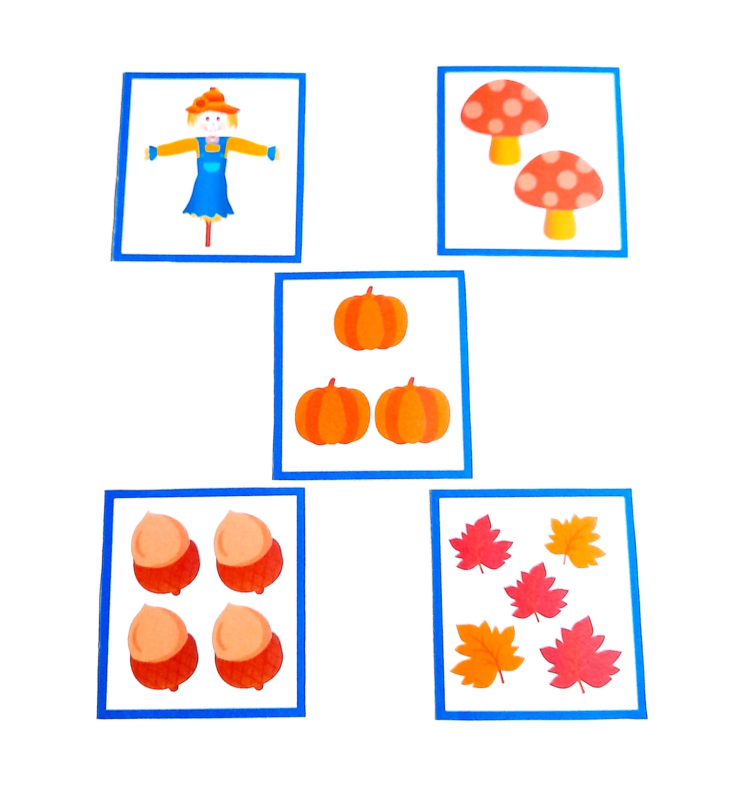 Autumn Counting Activity, Preschool Counting, Kindergarten Worksheets ...